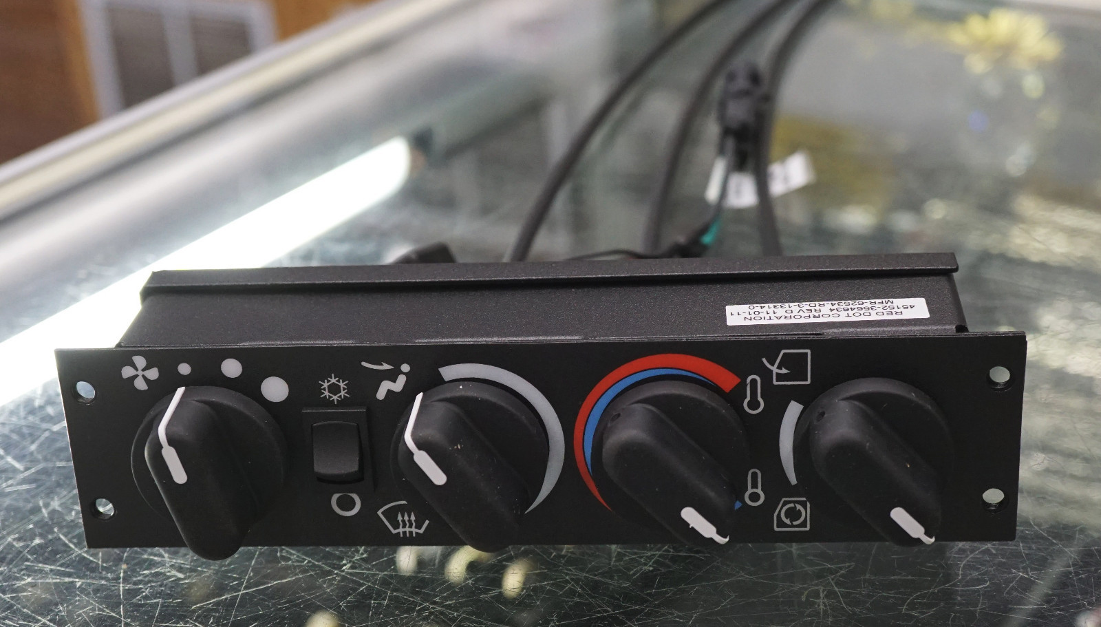 MILITARY OSHKOSH MRAP TRUCK AC AIR CONDITIONER HEATER CONTROL PANEL RD ...