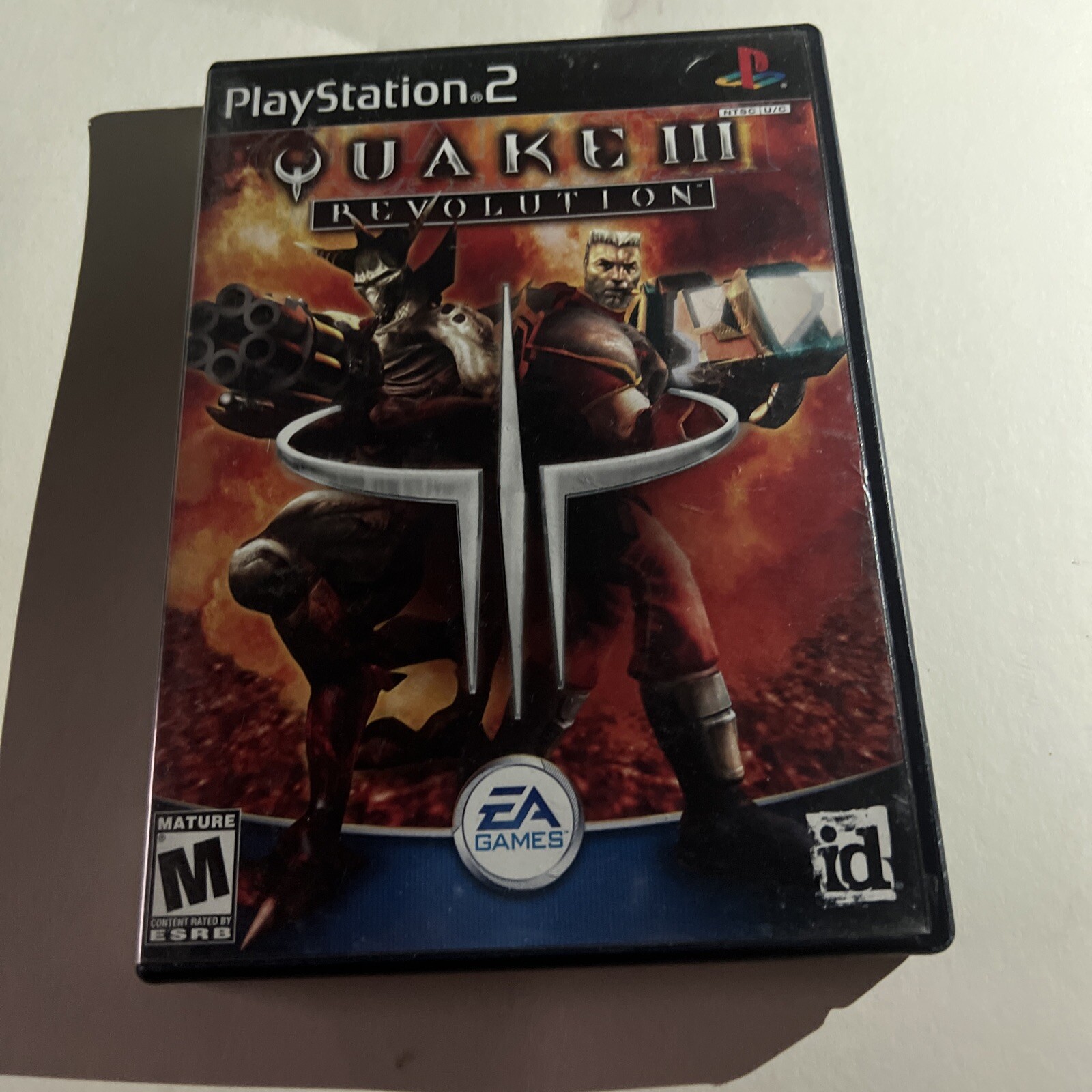 Quake III 3 Revolution Sony Playstation 2 PS2 Game case & artwork ...