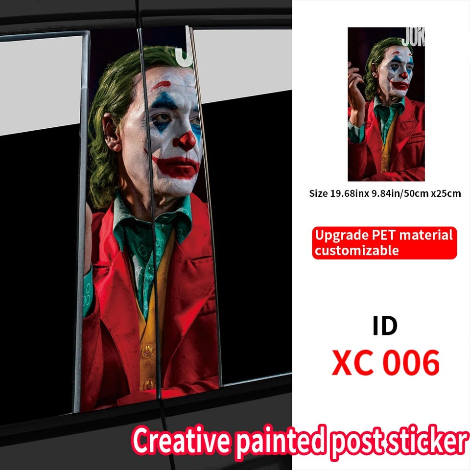 Joker Car Vinyl Decal Stickers-High Quality Waterproof Anti-Scratch ...