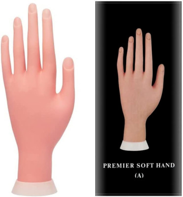 Practice Hand, Nail Art Training Hand, Fake Hand for Nails Practice ...