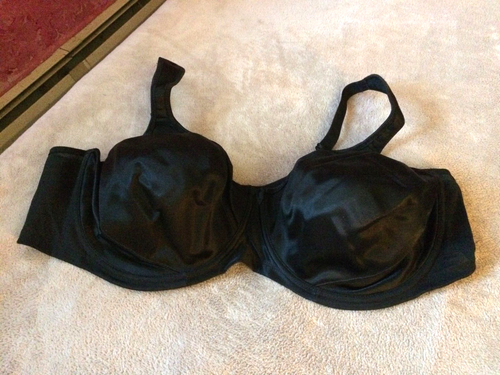 Goddess BBW sz 52DD Black Hannah Full Coverage Underwire Bra Style 6131 ...