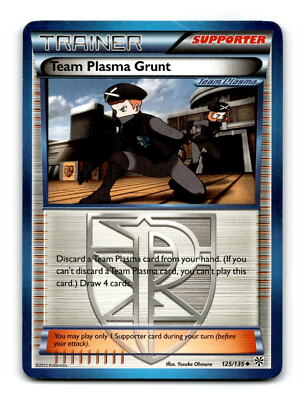 Team Plasma Grunt (Team Plasma) - #125/135 - Uncommon - Pokemon Card-LP ...