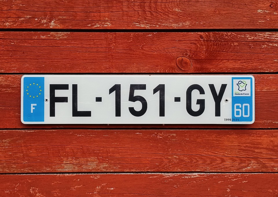 FRANCE/FRENCH License Plate from Europe Choice | eBay