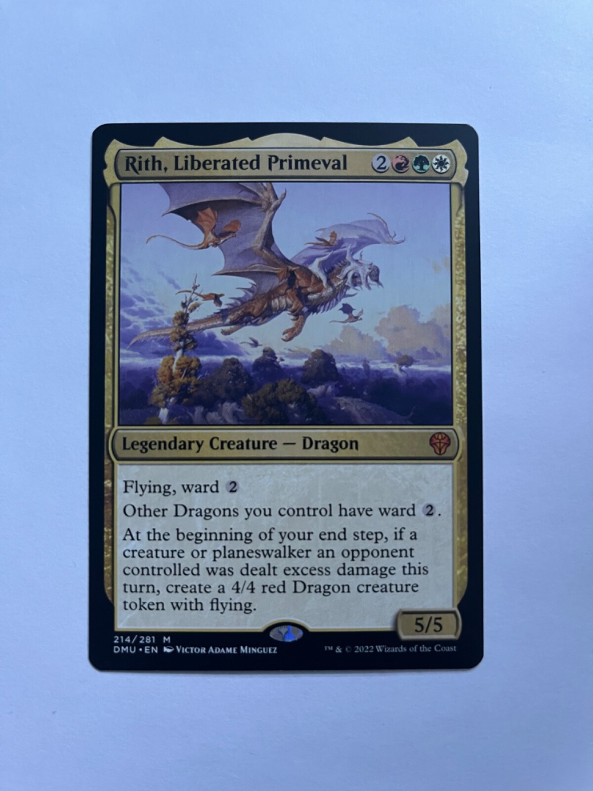 MTG Rith, Liberated Primeval Dominaria United 214/281 Regular Mythic ...