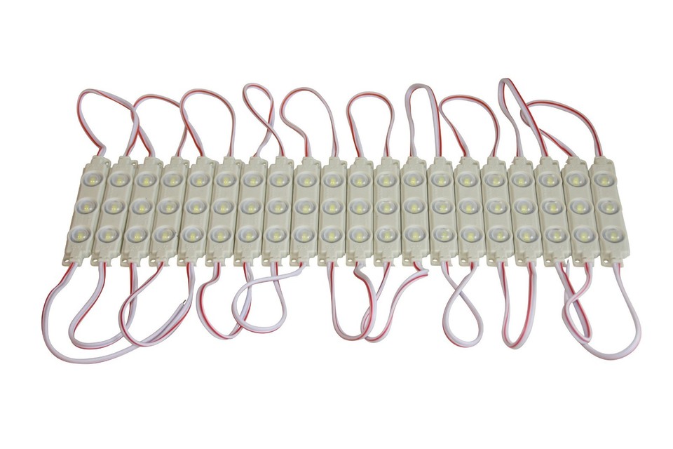 20X LED 3X Chain Module Blue 12V Waterproof Werbetechnik Ad Lighting ...