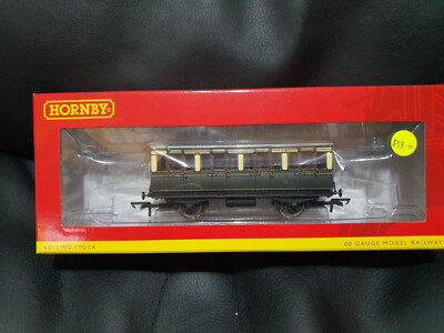 Hornby R40065 Great Western Railway 4 Wheel 1st Class Coach No.143 | eBay