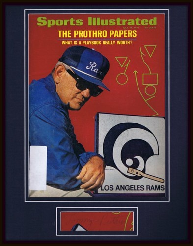 Tommy Prothro Signed Framed 1971 Sports Illustrated Magazine Display ...