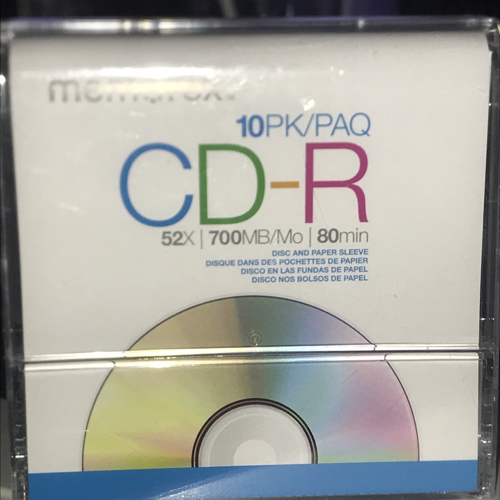 MEMOREX 10PK/PAQ CD-R 52X 700MB/Mo 80min NEW/ Sealed | eBay
