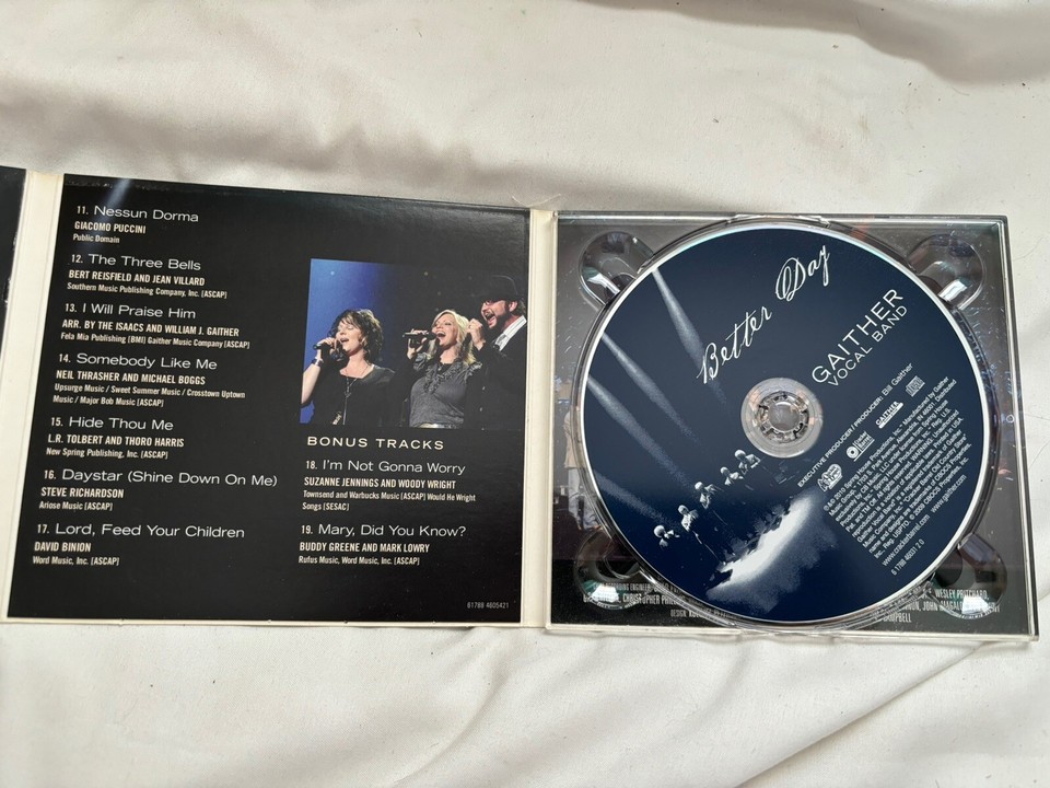 Gaither Vocal Band - Better Day Cracker Barrel CD + 2 Bonus Tracks | eBay