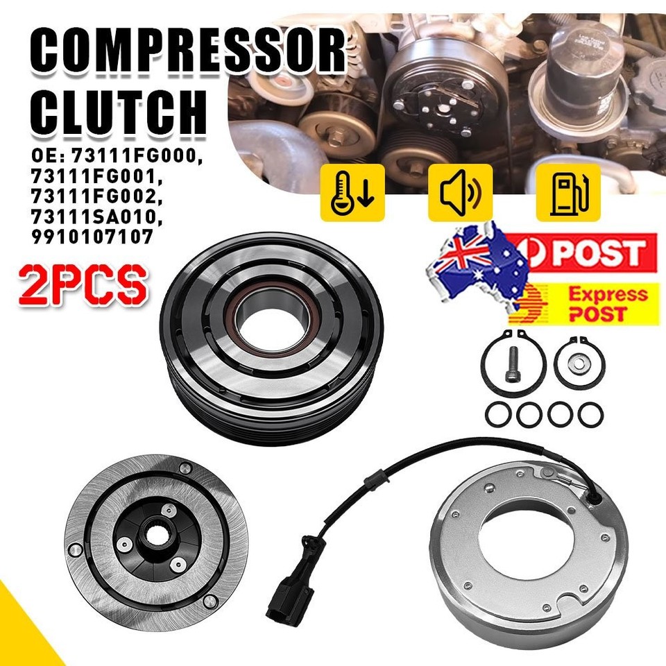 Dual Pack AC Compressor Magnetic Clutch For Subaru Forester 2008-2012 ...