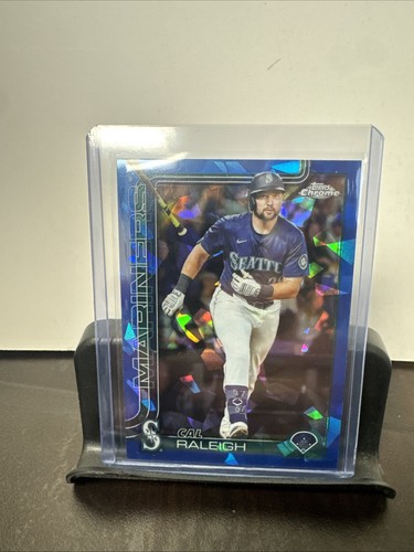 2025 Topps Chrome Sapphire Update Cal Raleigh Seattle Mariners | eBay