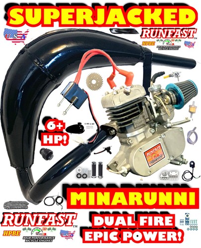 Minarelli Style Motorized Bike Race Engine 6HP High Performance Engine ...