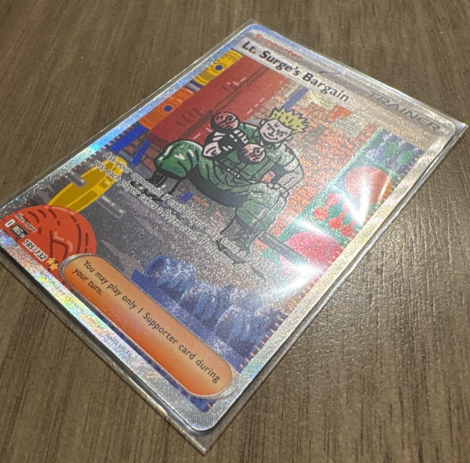 Lt. Surge's Bargain (Special Illustration Rare) 185/132 - Mega ...