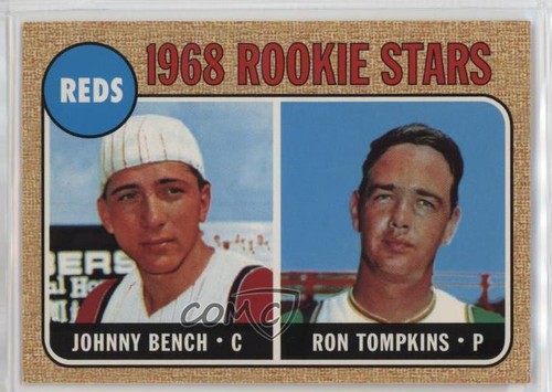 1998 Topps Stars Rookie Reprints Ron Tompkins Johnny Bench #1 HOF 1f1 ...