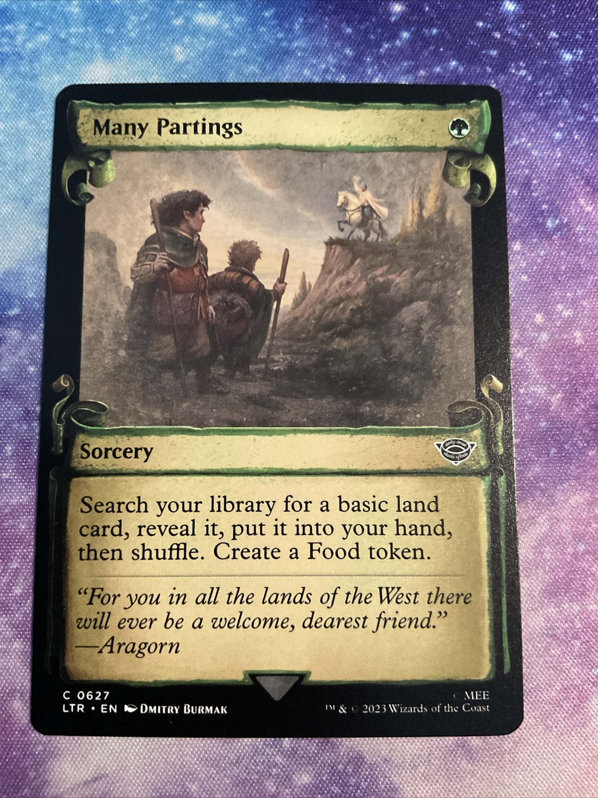 Many Partings (showcase) The Lord of the Rings MTG - NM+ | eBay