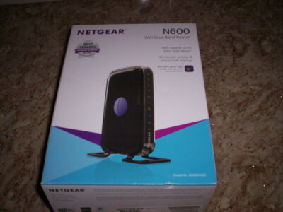 NEW! NETGEAR N600 300 Mbps 4 Port 300 Mbps Wireless Router (WNDR3400 ...