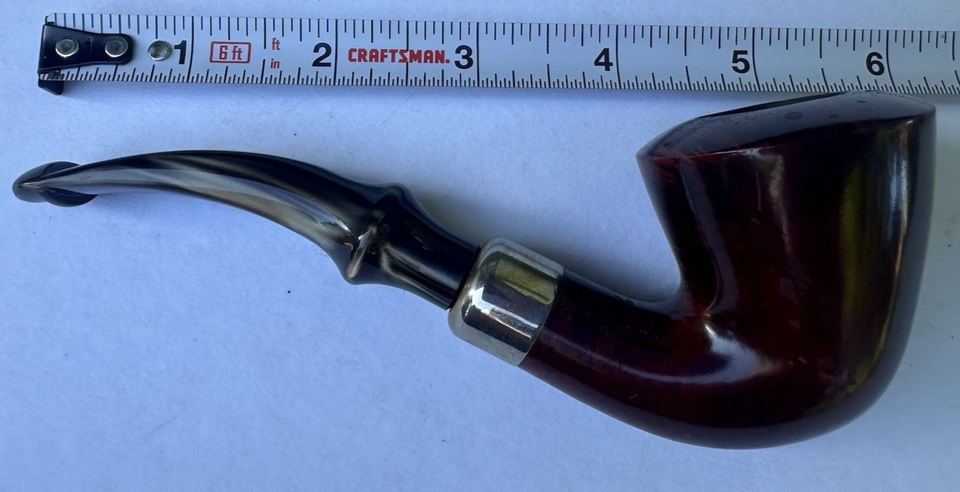 Vintage ALDO VELANI AMBASSADOR Italy 18k Plated Gold Estate Tobacco ...