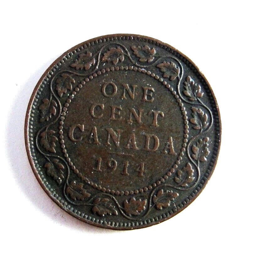 1914 CANADA LARGE ONE CENT COPPER WWI ERA COLLECTOR COIN * AUCTION - | eBay