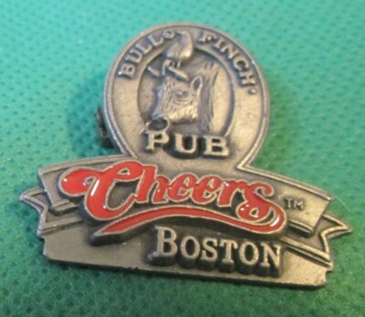 CHEERS Bull Finch Boston Pub lapel Pin 1.25", 1997 Par. Pic. | eBay