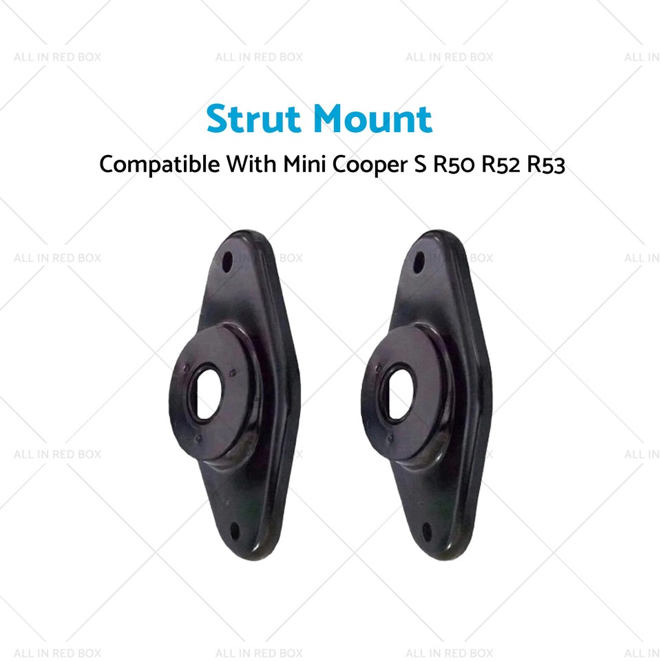Rear Black LH+RH Strut Mounts Suitable for Mini Cooper S R50 R52 R53 ...