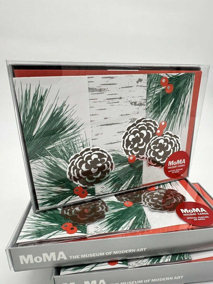MoMA Wintery Birch Christmas Holiday Cards 2017 3 Boxed Sets - Rare | eBay
