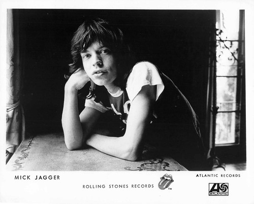 Mick Jagger Rolling Stones Records Atlantic Promo Photo 8x10 1970s ...