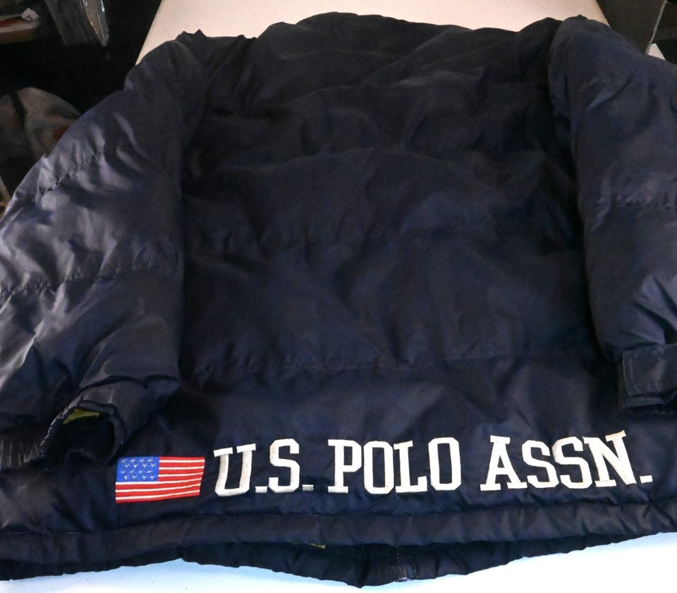 US POLO ASSN. Ralph Lauren DK. Navy Insulated Quilted Puffer Jacket ...