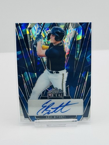 2024 Leaf Metal Baseball ERIC BITONTI Blue Auto Autograph /12 | eBay