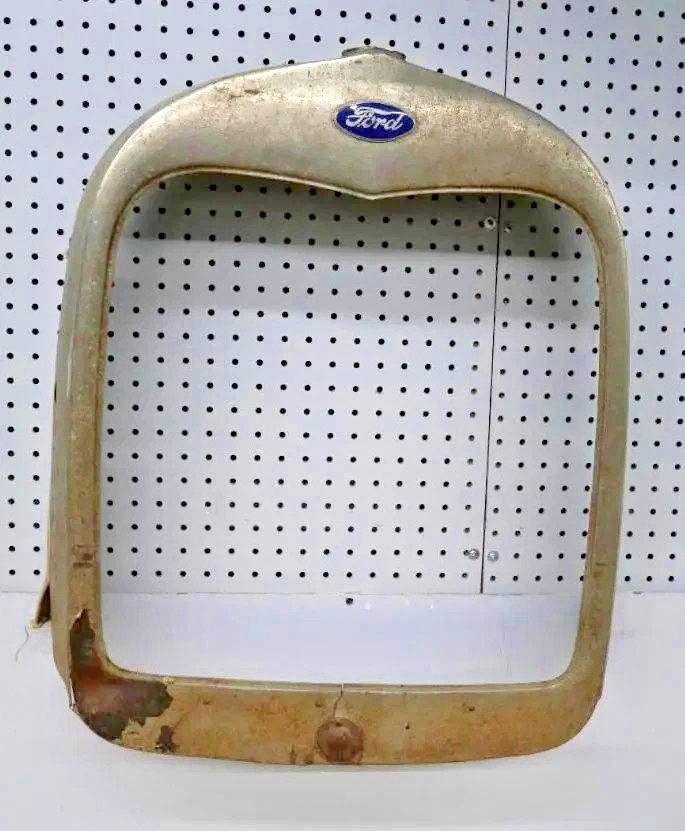 Vintage 1928-29 Ford Model A Radiator Grille Shell 23" x 27" x 5" | eBay