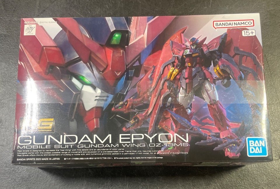 Bandai 1/144 RG MOBILE SUIT GUNDAM WING GUNDAM EPYON Model Kit Factory ...