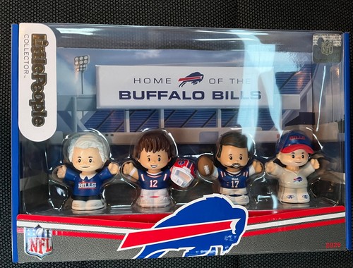 NEW Fisher-Price Little People Collector Buffalo Bills Kelly /Allen ...