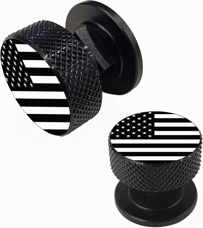Welding Hood Pipeliner Helmet Fasteners-1Pair Black American USA Flag ...