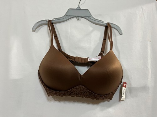 New No Boundaries Bra Light Lift Lace Wirefree Junior Women Brown Latte ...