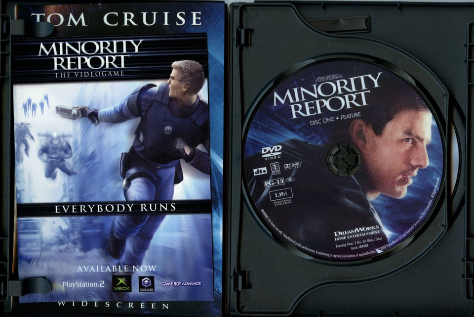 Minority Report (DVD, 2002, 2-Disc Set, Widescreen) | eBay