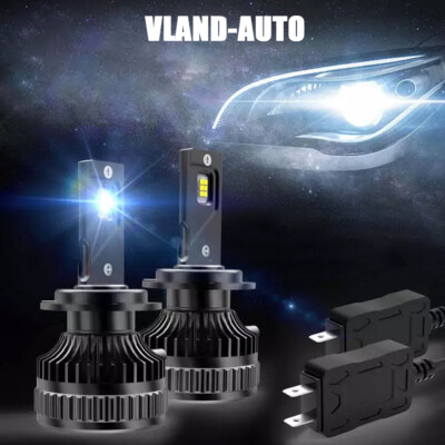 2PCS VLAND D2S D2C D2R D2H LED Headlight Bulbs 6000K High low beam ...