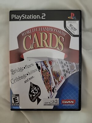 EUC! PlayStation 2 World Championship Cards Video Game CIB -TESTED | eBay