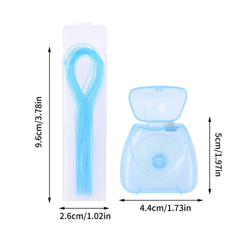 1Set Dental Loop Floss Threader Orthodontic Braces Fixed Retainer Tool ...