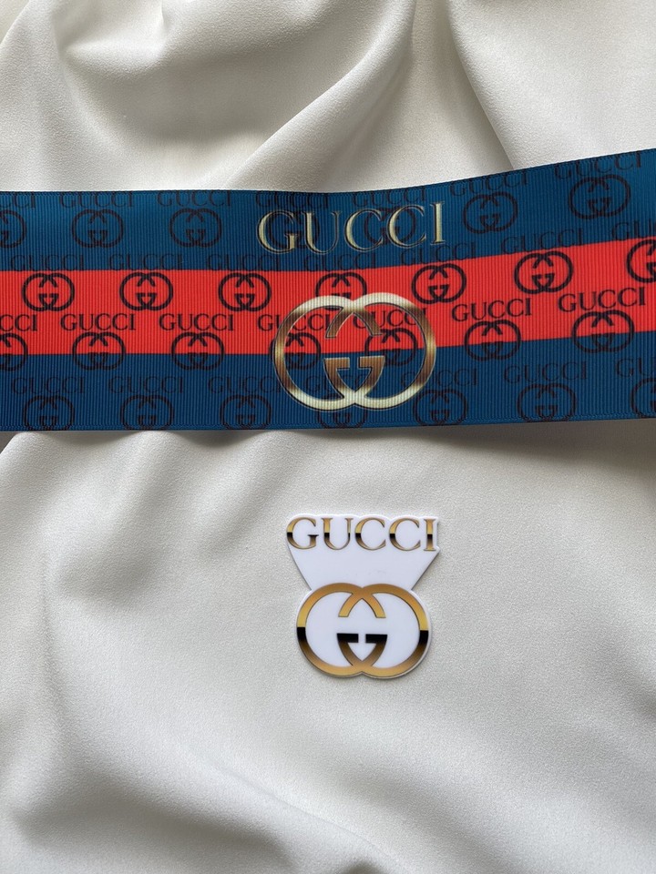3” Inch Grosgrain Printed Ribbon (1 Yard With 1 Flat Resin ) Free ...
