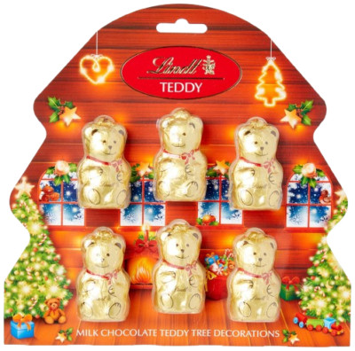 Lindt Milk Chocolate Teddy Tree Decorations 60g | eBay