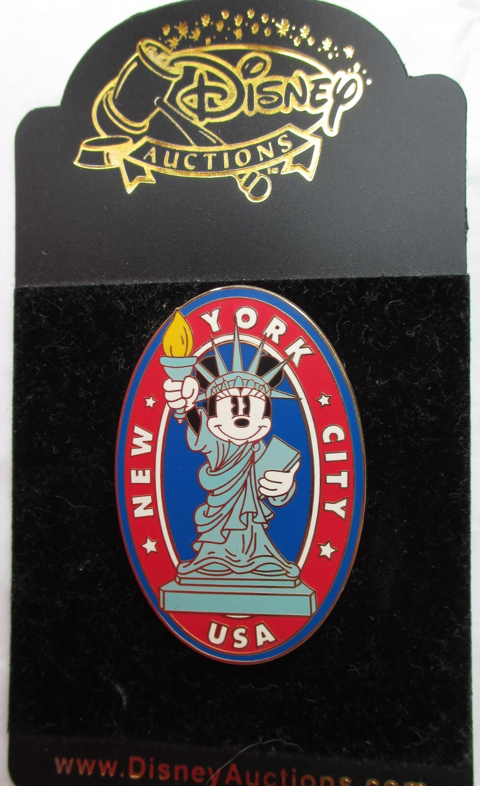 Disney - Disney Auctions Minnie Mouse NYC Statue of Liberty Pin | eBay