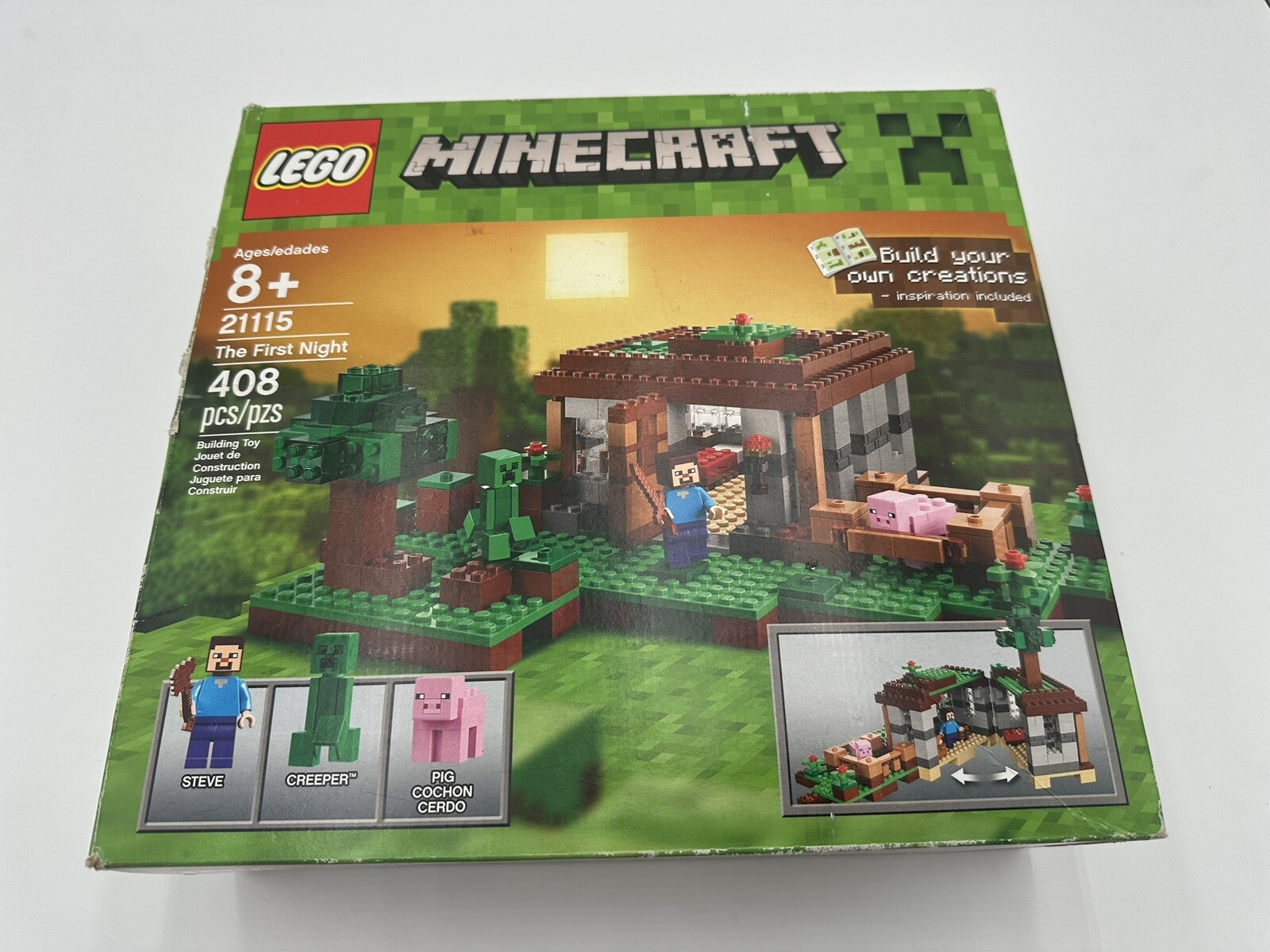 LEGO Minecraft The First Night (21115) Open Box READ 673419222761 | eBay
