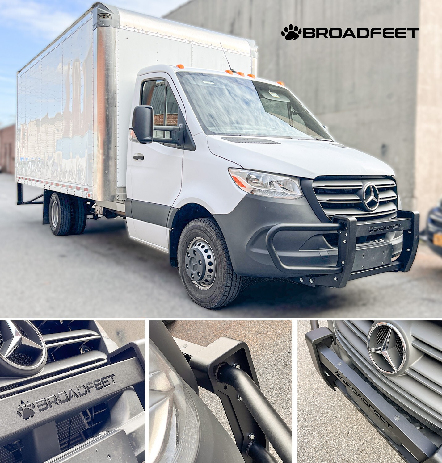 For 2015-2023 Ford Transit Van Black Front Brush Bumper Grille Guard ...