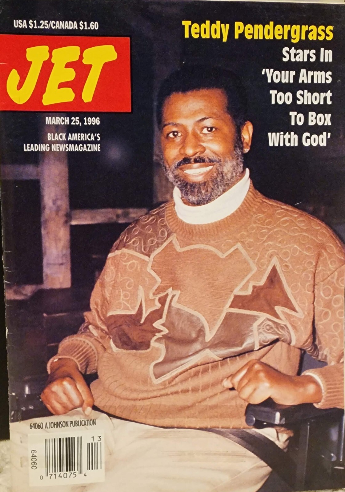 JET Magazine MARCH 25 1996 TEDDY PENDERGRASS | eBay