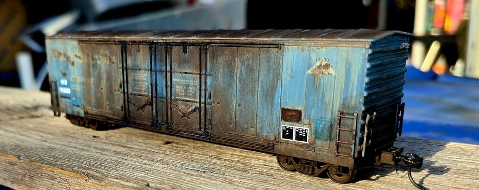 Custom Patched, Weathered and Detailed HS, Ex GP Evans Double Door 50 ...