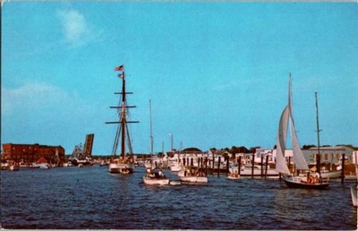 Mystic Connecticut CT : BOAT SCENE j/24 AZ6204 | eBay