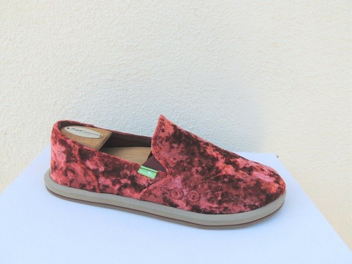 Sanuk Syrah Donna Cruz Velvet Sidewalk Surfer Shoes Women US 9/ EUR 40 ...