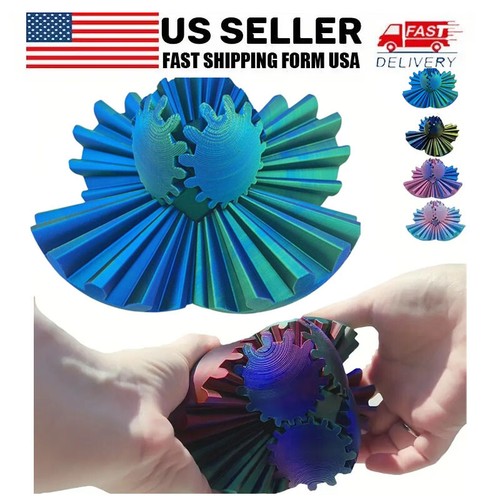 Gear Sphere The Steampunk Whirling Wonder Fidget Gear Ball 3d Printed ...