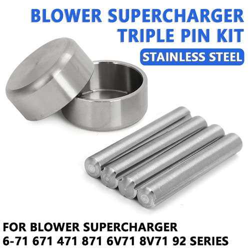 For Blower Supercharger 6-71 671 Series Triple Pin Kit Stainless Steel ...