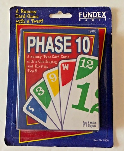Phase 10 Classic Card Game 1998 Rummy-Type New | eBay