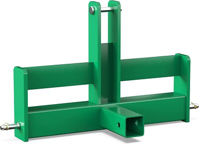 3 Point 2" Receiver Hitch Drawbar W/Suitcase Weight Brackets for CAT 1 ...